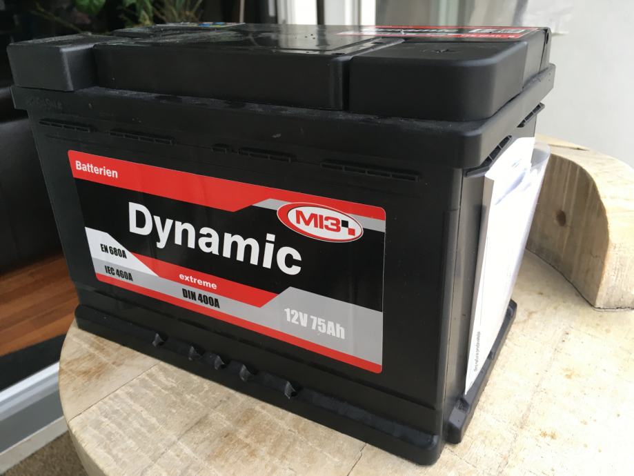 Akumulator (automobilski) Dynamic 12V 75Ah+D