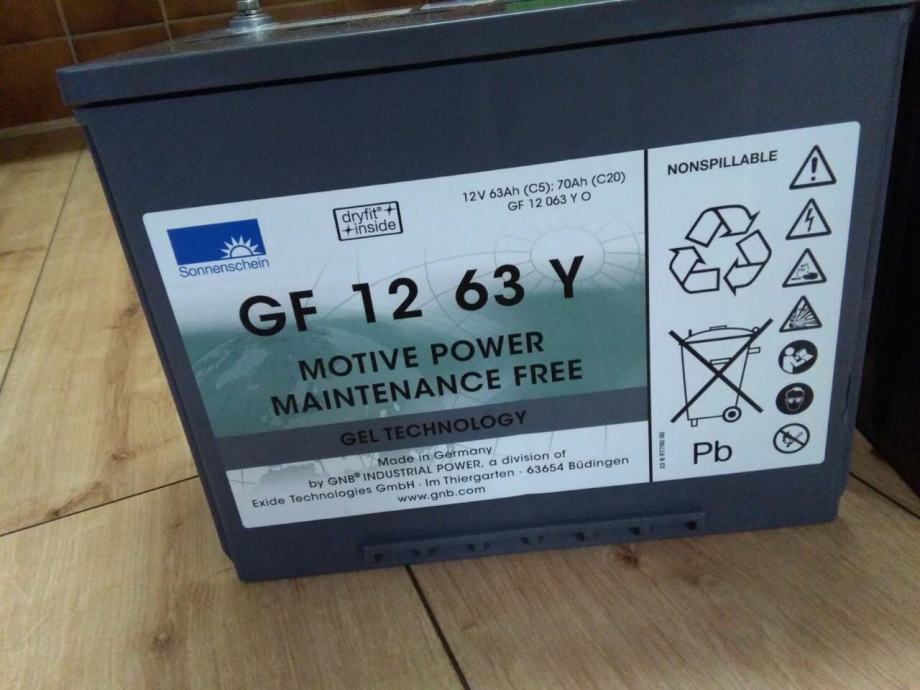 Akumulator GF 12 63 Y GEL