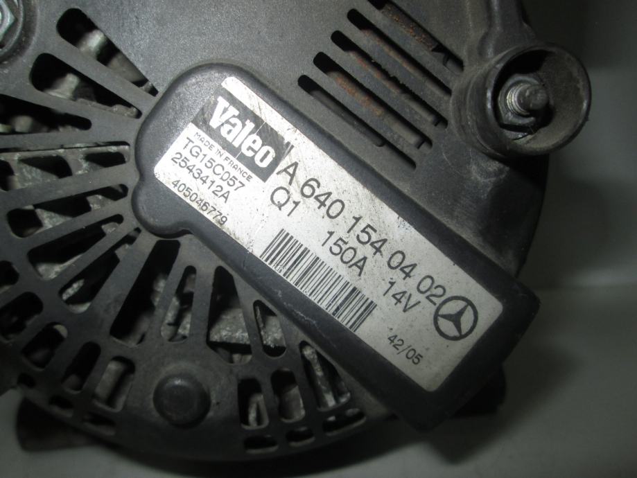 ALTERNATOR MERCEDES A KLASA (W169) > 04-07 A6401540402