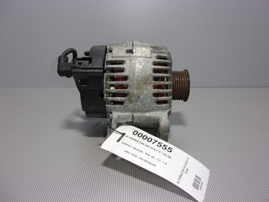ALTERNATOR VW GOLF 5 > 03-08 VW036046 03C903023B