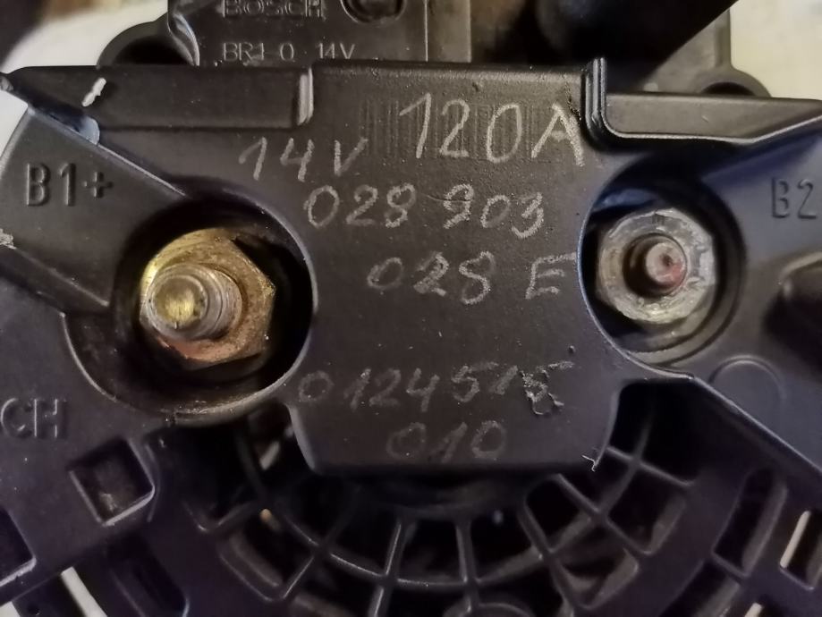 Alternator vw, pasati b5, golf, škoda, seat..