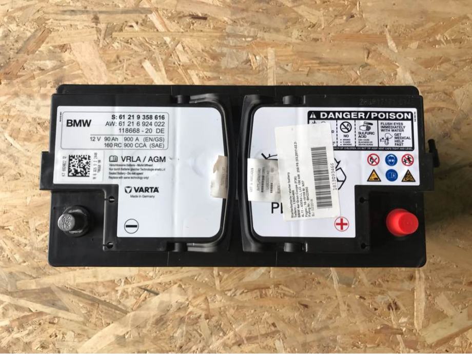 BMW akumulator 12V 90Ah 900A 160RC 900 CCA 9358616