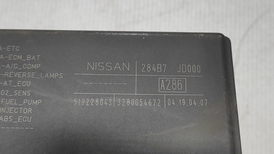 BSI ELEKTRONIKA NISSAN QASHQAI > 06-10 284B7JD000