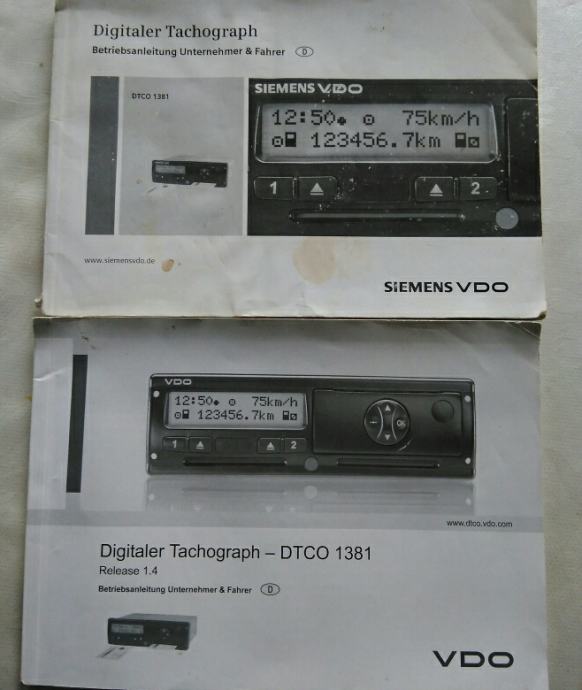 Digitalni Tachograph DTCO 1381