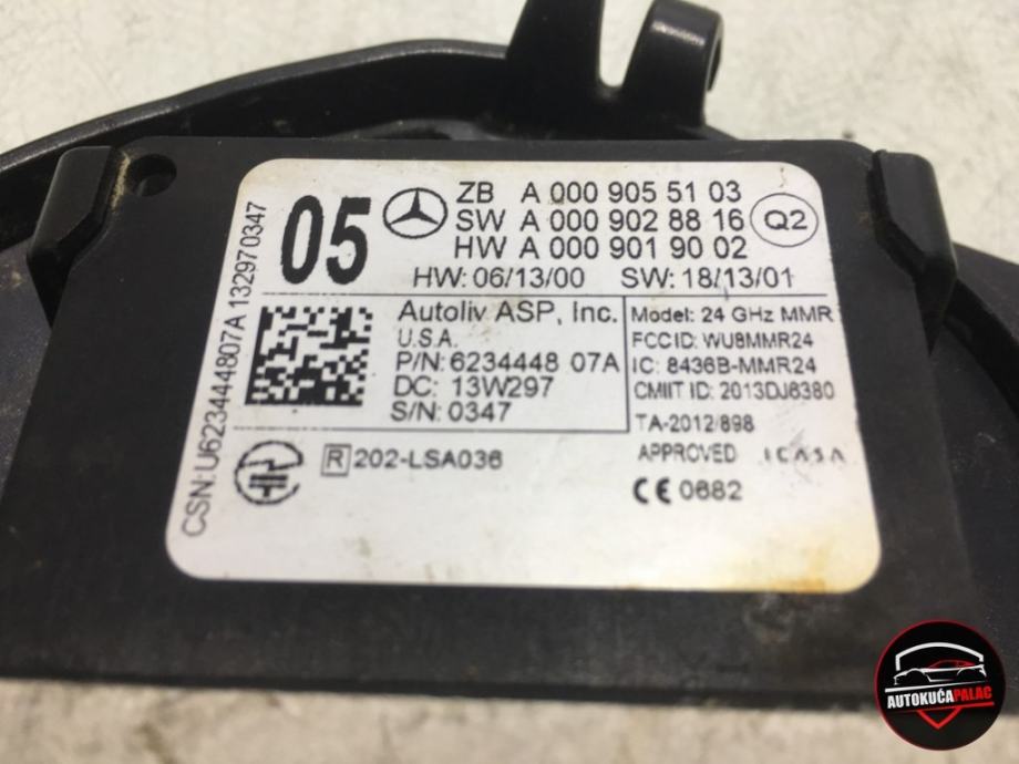 DISTRONIC RADAR Mercedes W176 A-KLASA A0009055103 E15196