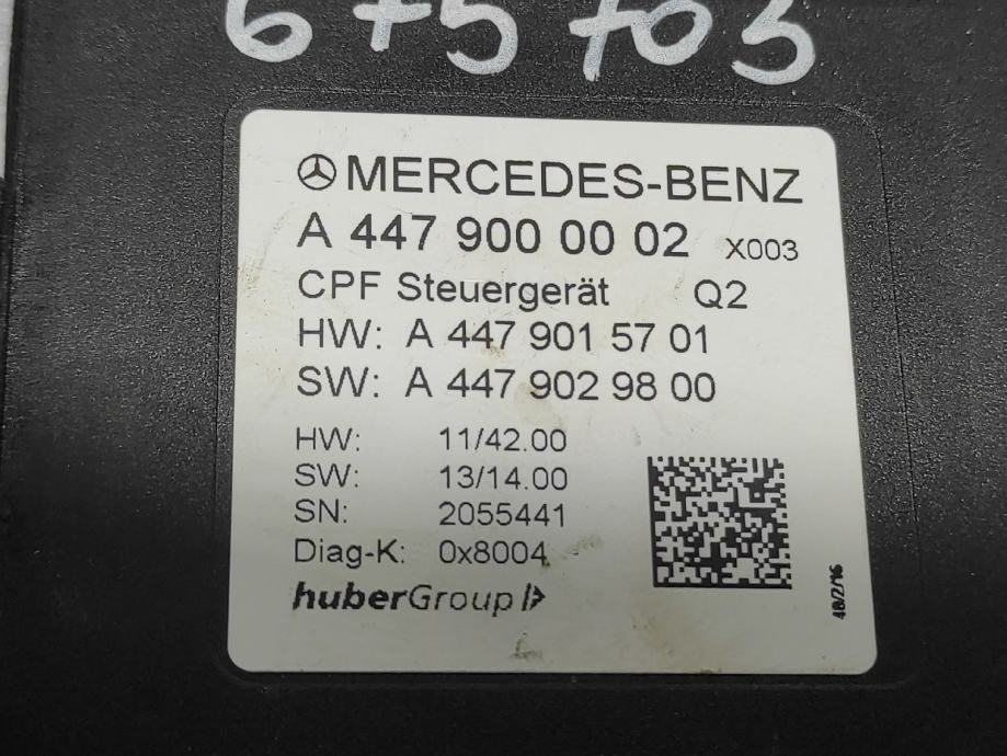 ELEKTRONIKA MERCEDES VITO (W447) V KLASA > 14- A4479000002