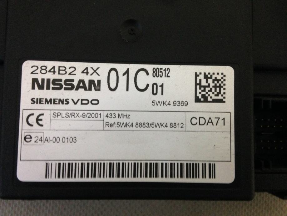 ELEKTRONIKA NISSAN NAVARA PATHFINDER > 05-09 284B24X01C 284B24X01C