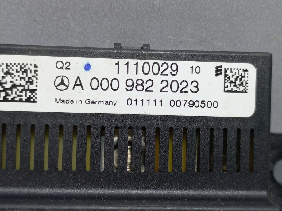 ELEKTRONIKA RELEJ MERCEDES E KLASA (W212) > 09-13 A0009822023