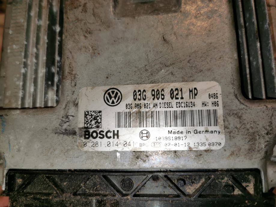 Kompjuter motora VW AUDI SEAT SKODA EDC16U34 03G906021MP 03G906021AN
