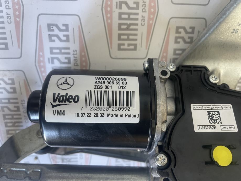 MERCEDES B KLASA W246 PREDNJI MOTOR BRISAČA A2469065900