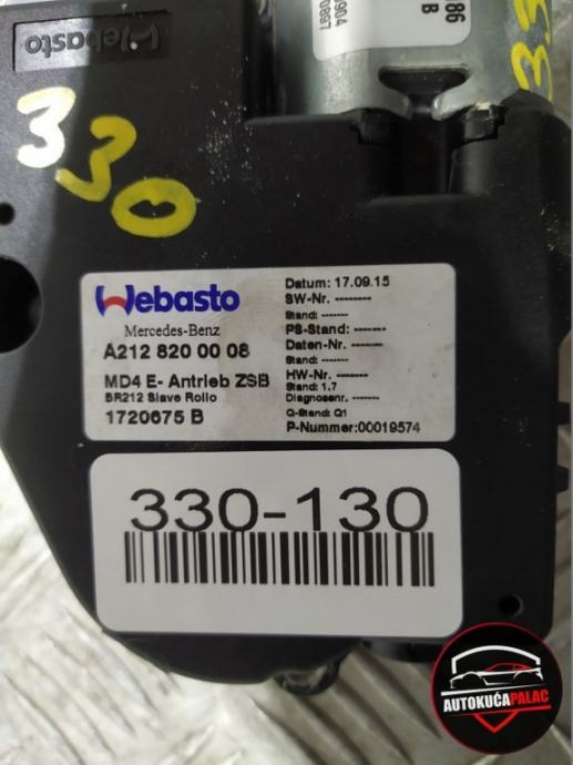MOTORIĆ PANORAMA KROVA Mercedes W207 A2128200008 1723081B 330-130