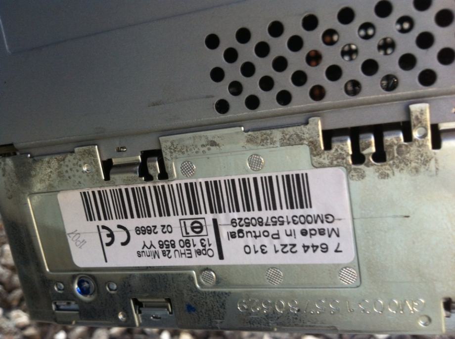 Opel astra h cd player