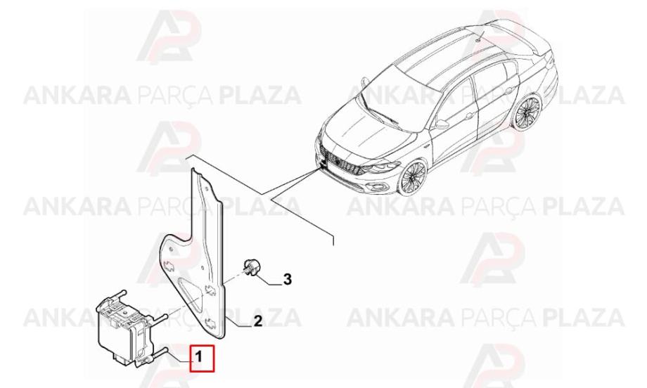 ***RADAR SENZOR FIAT TIPO II/ FIAT 500***