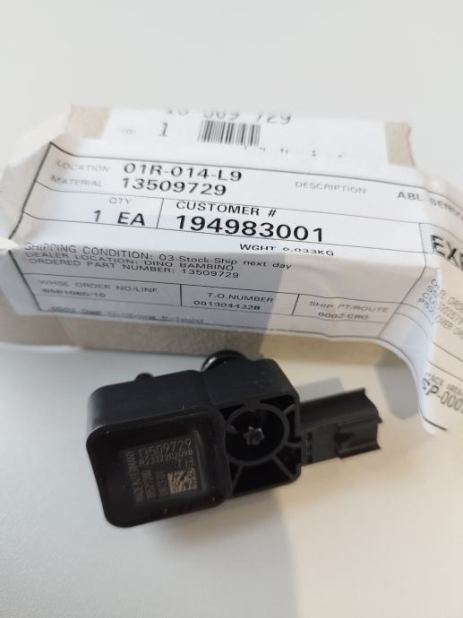 Senzor za zračni jastuk AIR BAG OPEL 13509729