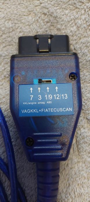 VAG KKL + FiatECUscan kabel
