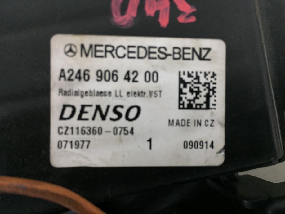 VENTILATOR KABINE MERCEDES B KLASA (W246) > 14-18 A2469064200