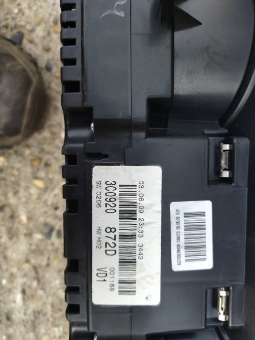 VW golf 5 plus kilometar sat