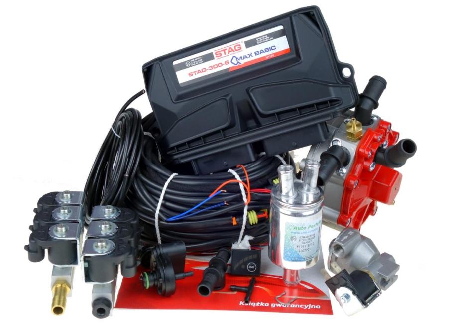 Komplet LPG set STAG 300 BASIC Qmax 6 Cilindra