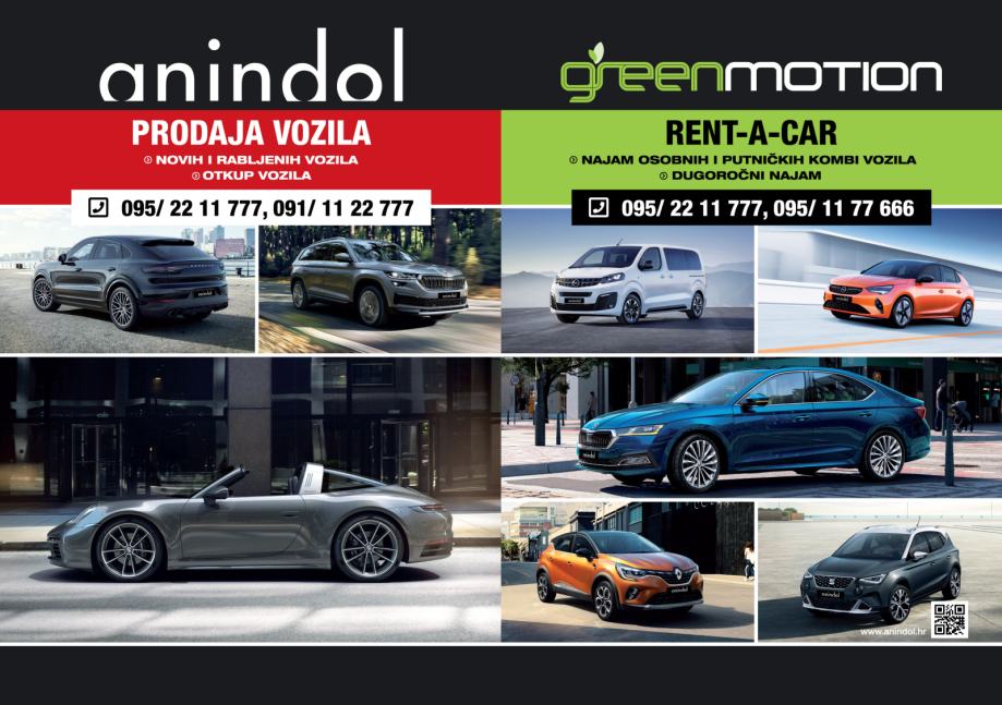 Autopraonica Anindol /Green Motion /R1 /Zračna luka Zagreb