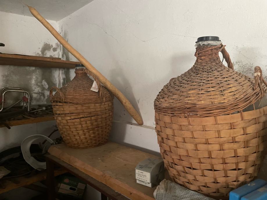 Damižane i bačve, pletene boce 5-50 l