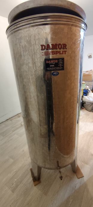 Inox bačva 400 l DAMOR