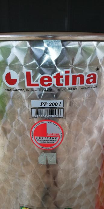 Inox bačve LETINA za vino (150 + 200 l)
