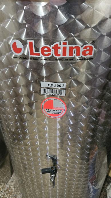 Letina inox bačve 320L
