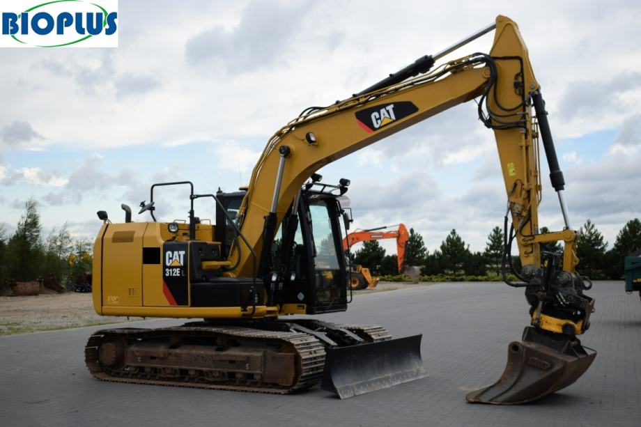 BAGER GUSJENIČAR CAT 312EL, 2015. ROTOTILT