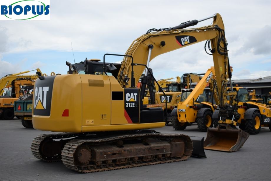 BAGER GUSJENIČAR CAT 312EL, 2015. ROTOTILT
