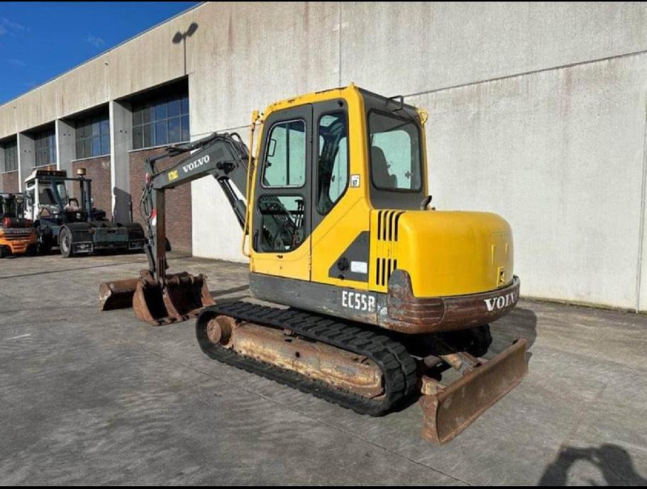 BAGER VOLVO EC55B PRO - 5,5t -KLIMA - 18900,-€ - SPREMAN ZA RAD