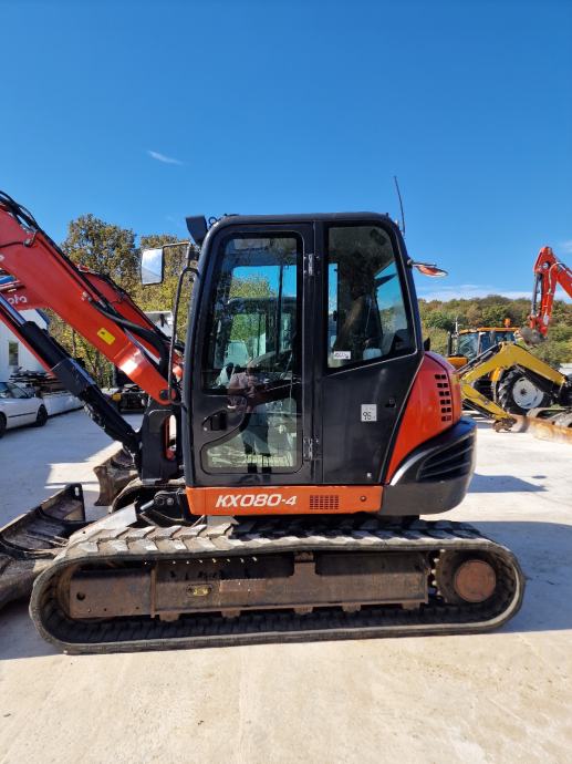 KUBOTA KX 080-4 - KLIMA - NOVE GUSJENICE + ATLAS COPCO SB452