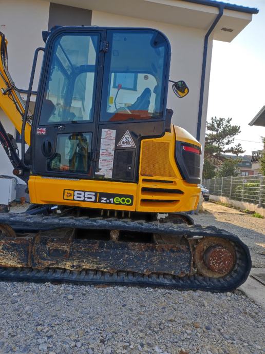NAJAM BAGERA GUSJENIČARA JCB 85Z-1, 8.3 TONA # 2015.GODINA # 3500h
