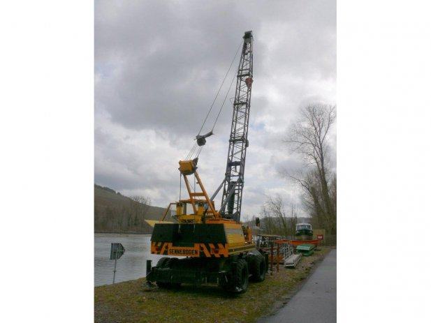 Senebogen bager sajlaš mobilni kran