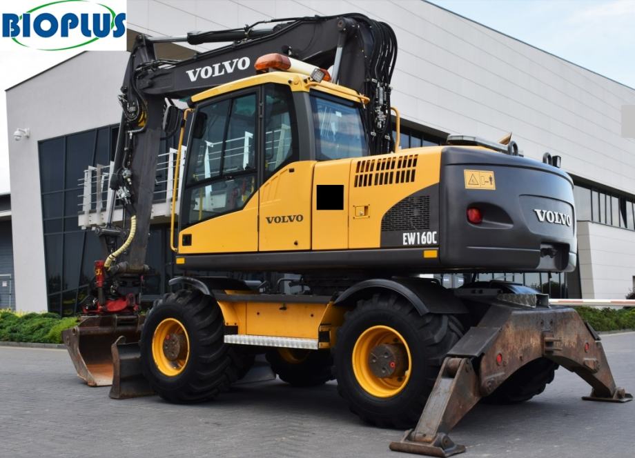 BAGER TOČKAŠ VOLVO EW160C 2008. ROTOTILT.