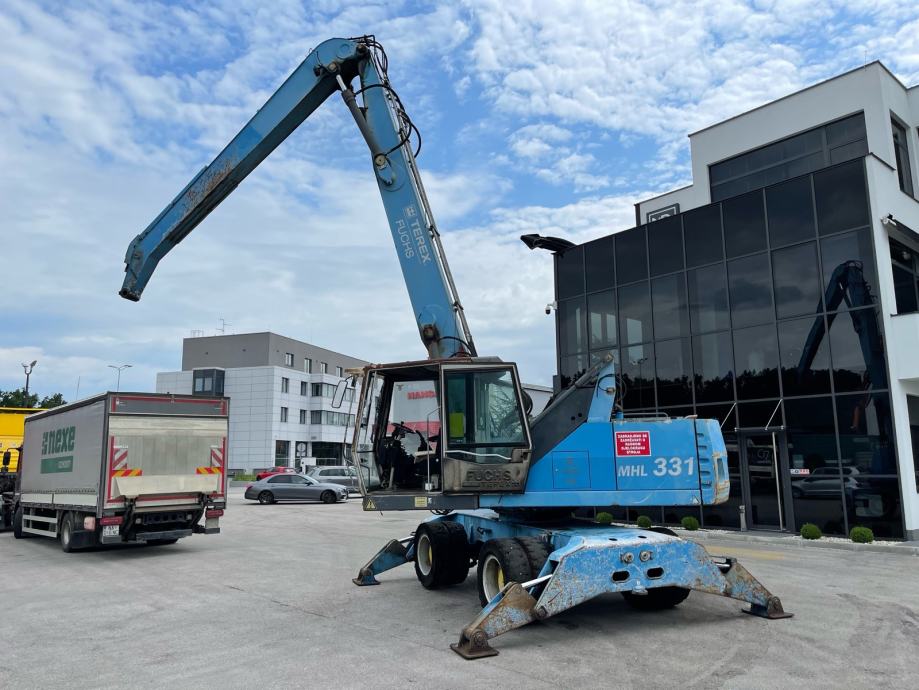 TEREX FUCHS 331 MHL 331 BAGER SA POLIPNOM GRABILICOM TOCKAS ZA ODPAD