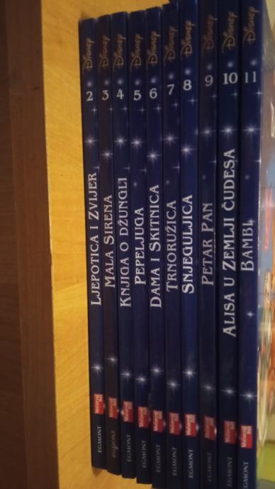 Disney dječje bajke, 10 knjiga ( 2-11) , 120 kn + poštarina