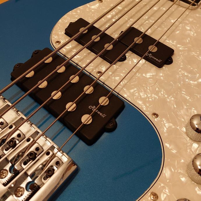 Harley Benton Enhanced MJ-5EB Lake Blue