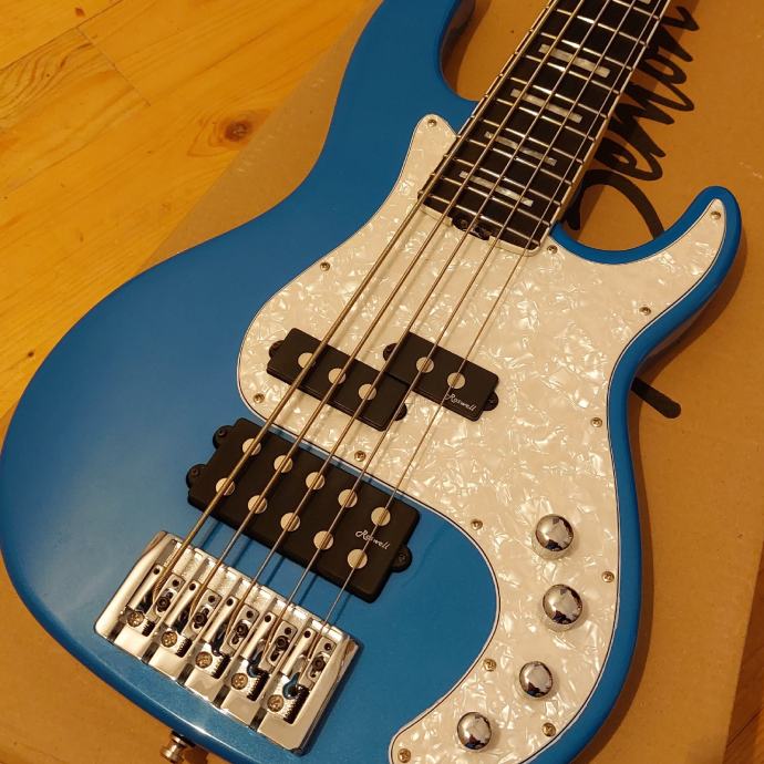 Harley Benton Enhanced MJ-5EB Lake Blue