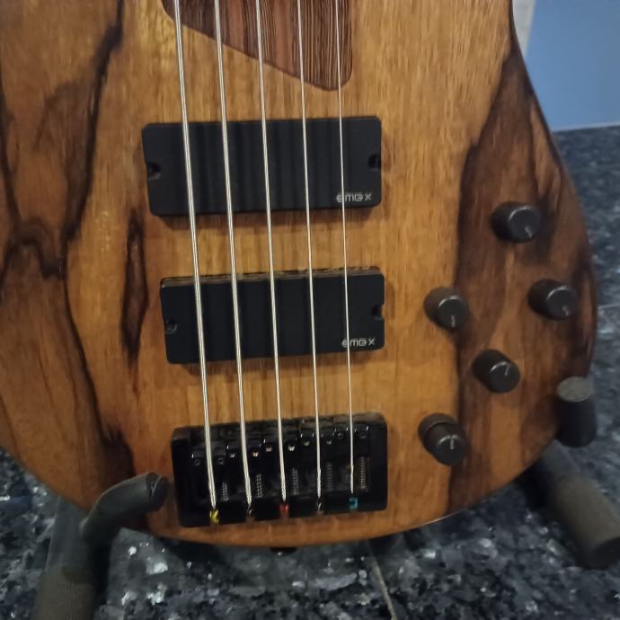 Warmoth Gecko 5 Custom bass+kofer