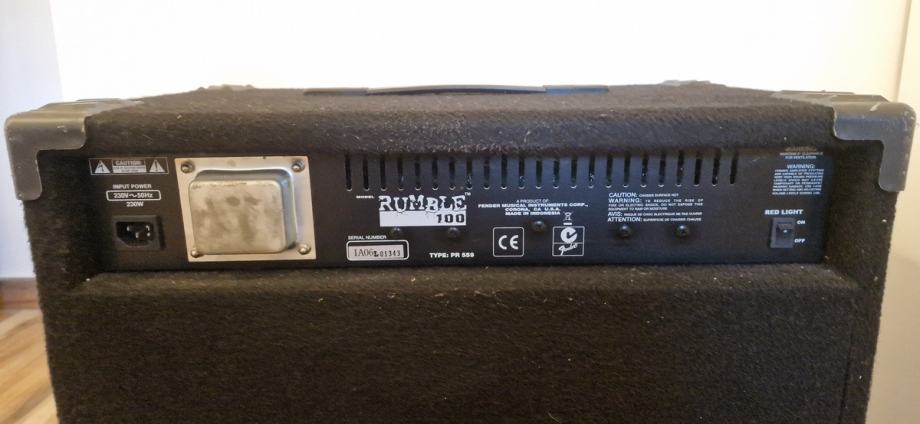 Fender Rumble 100 V1 combo