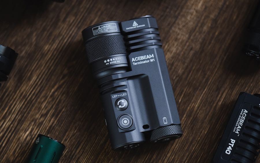 Acebeam Terminator M1 Dual Head LEP/LED Flashlight (Limited Edition)
