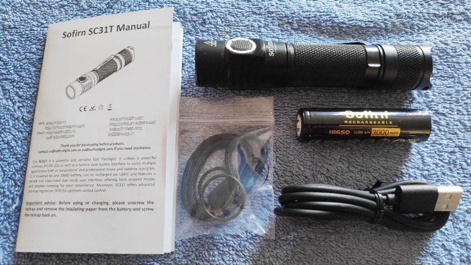 Sofirn SC31T SST40 LED 2000lm Ručna Lampa