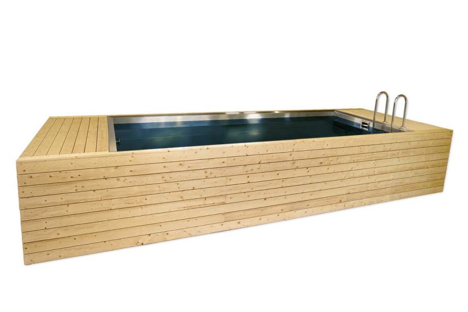 Inox modularni bazen (samostojeći) 800 cm x 320 cm