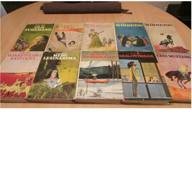 KARL MAY komplet 1-10 vrlo rijetko