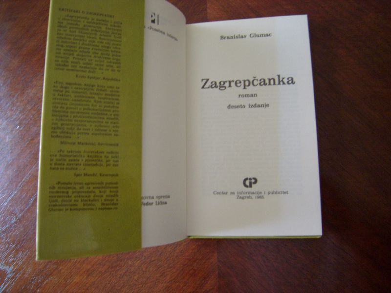 Zagrepčanka, Branislav Glumac