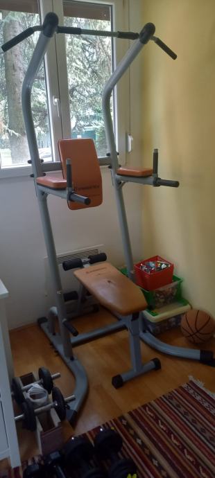 Energetics bench klupa i multifunkcionalni pull-up bar