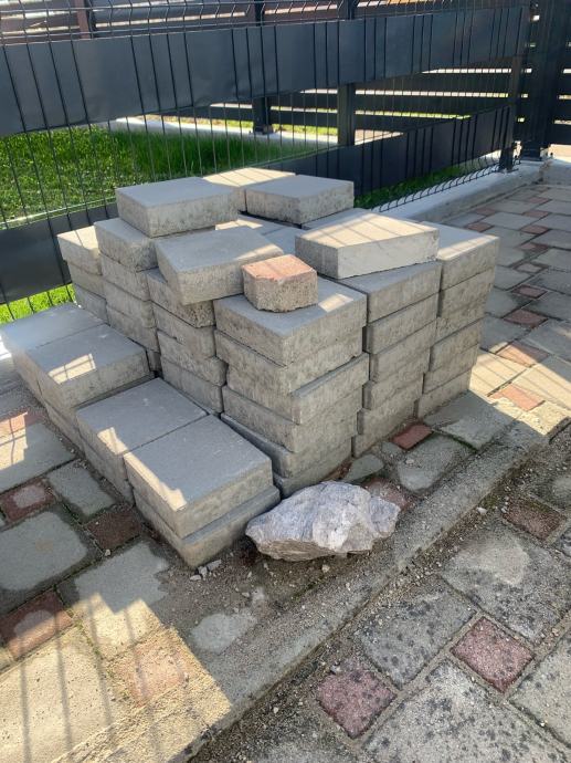 Betonski opločnici CLASSIC 20X20X6 GLATKA SIVA 4m2 , 1m2 -10 eur