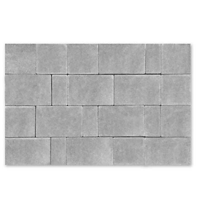 Opločnici, Semmelrock Rettango Kimbinirana Forma Siva cca 20m2