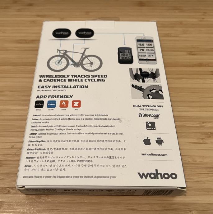 Wahoo senzori za brzinu i kadencu