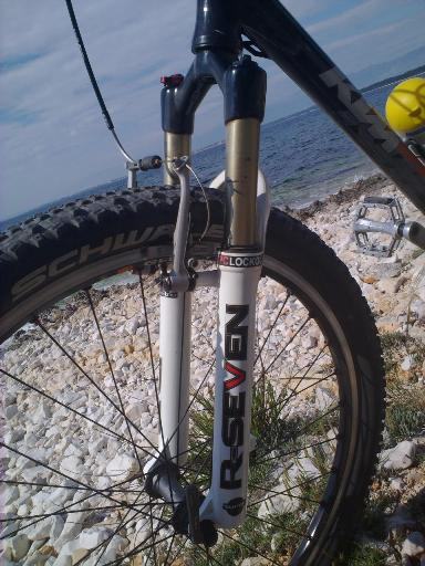 Manitou R7 super TPC 80mm -bijela- v-brake- stirer 22cm